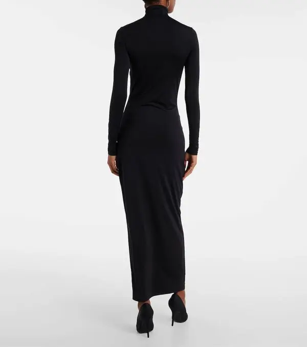 Wardrobe.NYC Knitted Maxi Dress - Black