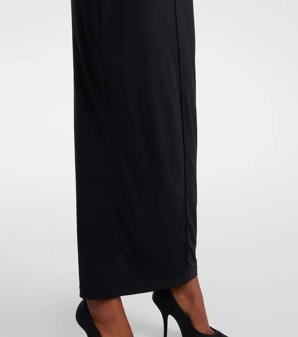 Wardrobe.NYC Knitted Maxi Dress - Black