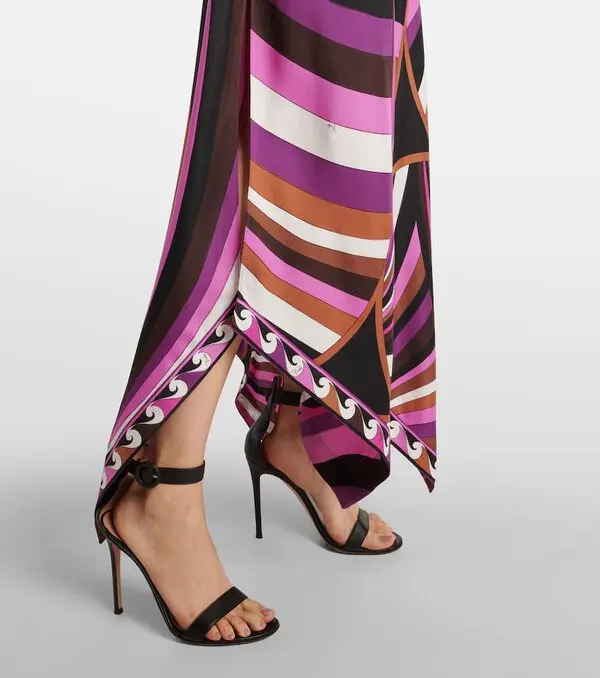 Emilio Pucci Iride Silk Twill Maxi Dress - Multicoloured