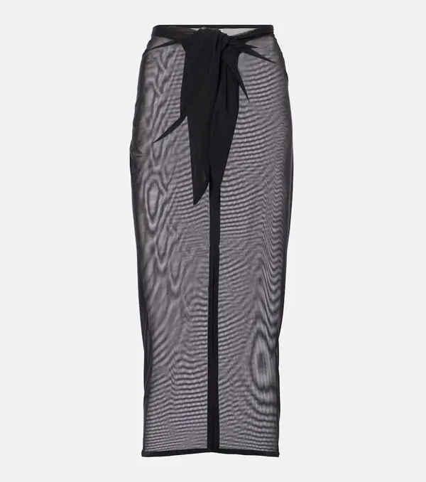 KARLA COLLETTO Mesh Beach Cover-up