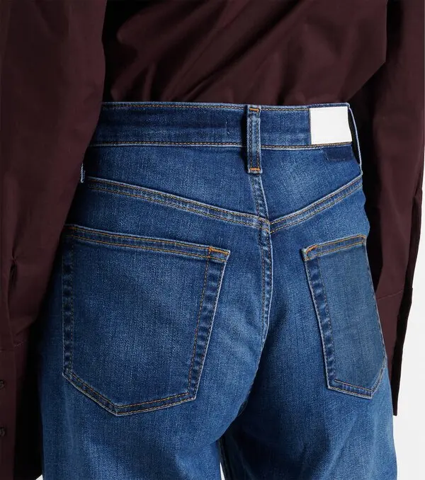 RE/DONE 70s High-rise Wide-leg Jeans - Blue