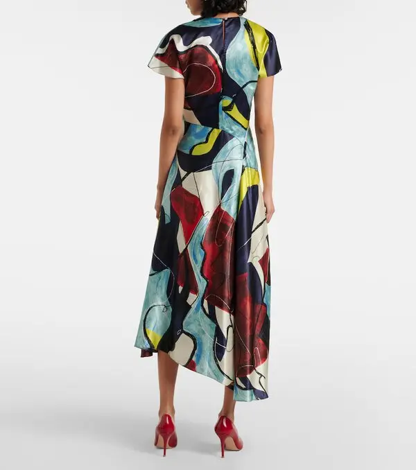 ROKSANDA Adriana Printed Midi Dress - Multicoloured