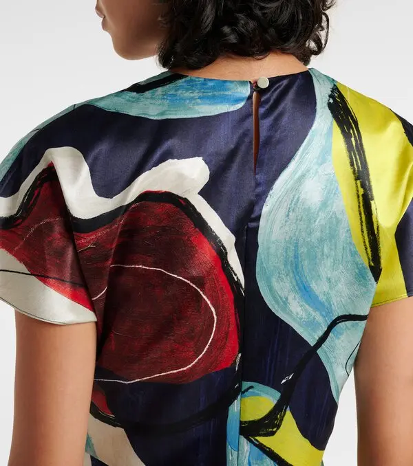 ROKSANDA Adriana Printed Midi Dress - Multicoloured