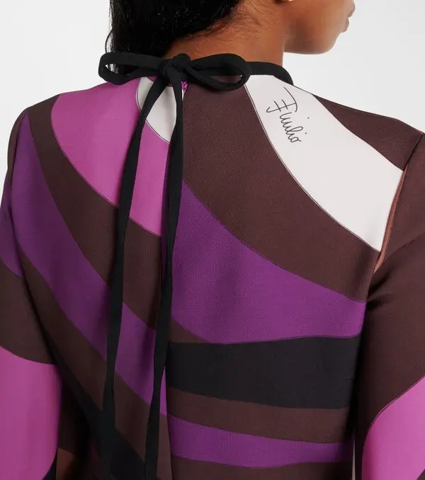 Emilio Pucci Marmo Cady Mini Dress