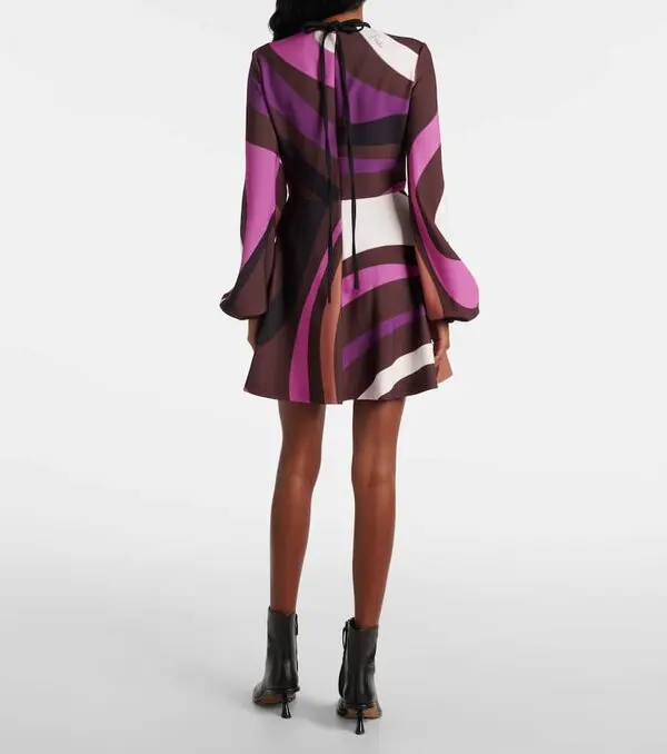 Emilio Pucci Marmo Printed Minidress