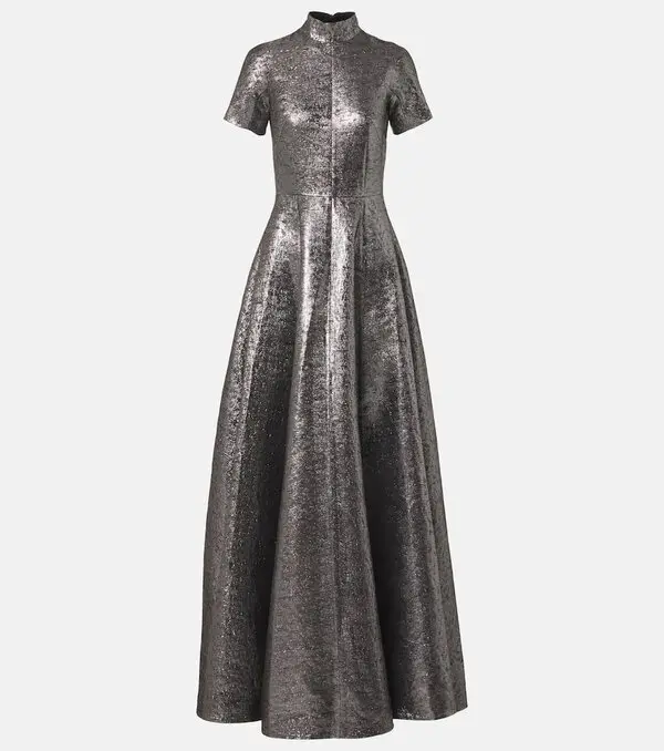 EMILIA WICKSTEAD Malinda Jacquard Gown - Metallic