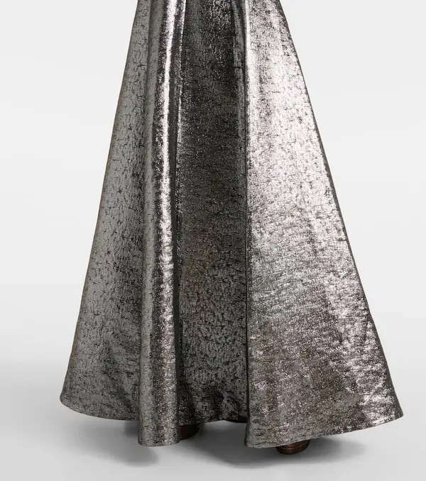 EMILIA WICKSTEAD Malinda Jacquard Gown - Metallic