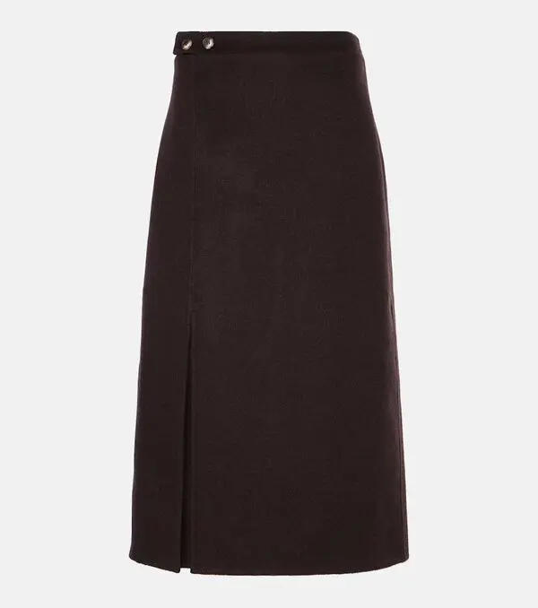 Proenza Schouler White Label Adrian Wool-blend Midi Skirt
