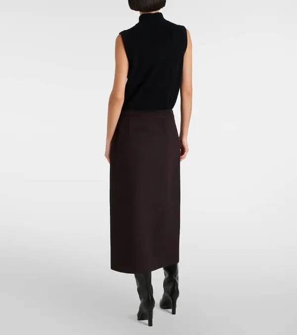 Proenza Schouler White Label Adrian Wool-blend Midi Skirt