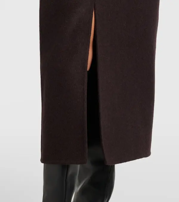 Proenza Schouler White Label Adrian Wool-blend Midi Skirt