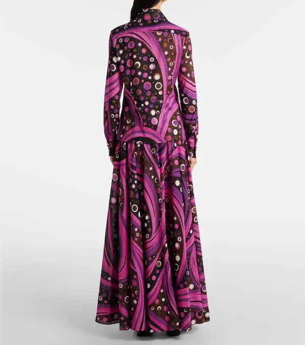 Emilio Pucci Fontane Cotton Muslin Shirt - Pink
