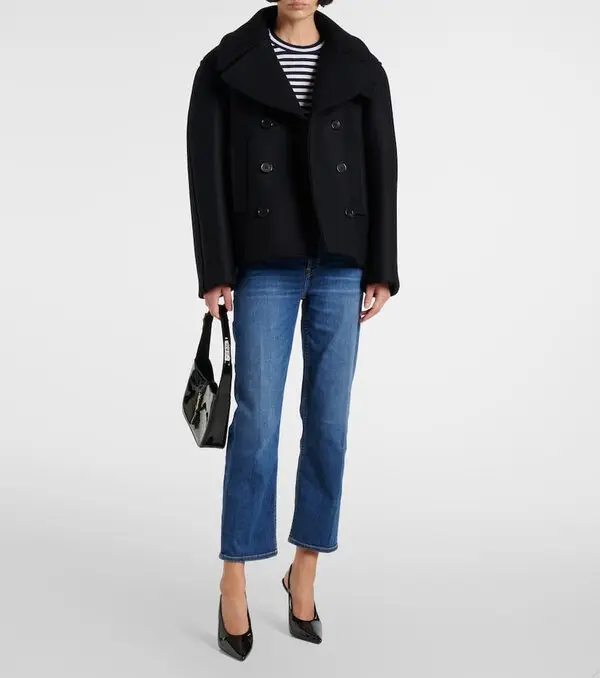 RE/DONE Stove Pipe Mid-rise Straight Jeans