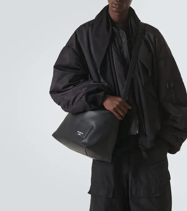 Balenciaga Large Leather Messenger Bag