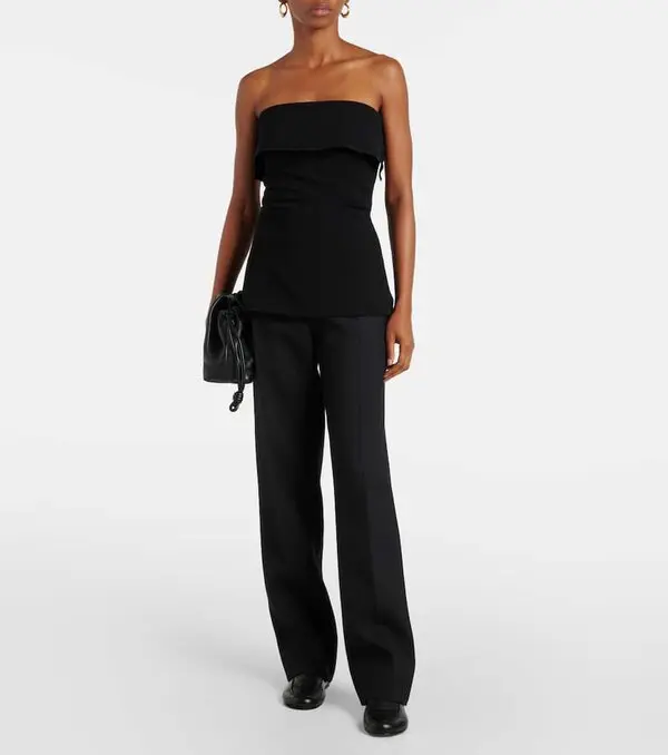 Proenza Schouler Felicity Strapless Crepe Top