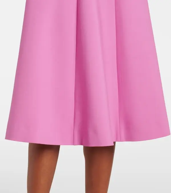 Oscar De La Renta Wool-blend Midi Dress