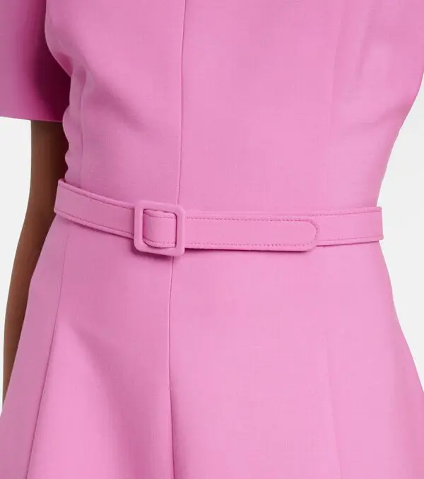 Oscar De La Renta Wool-blend Midi Dress
