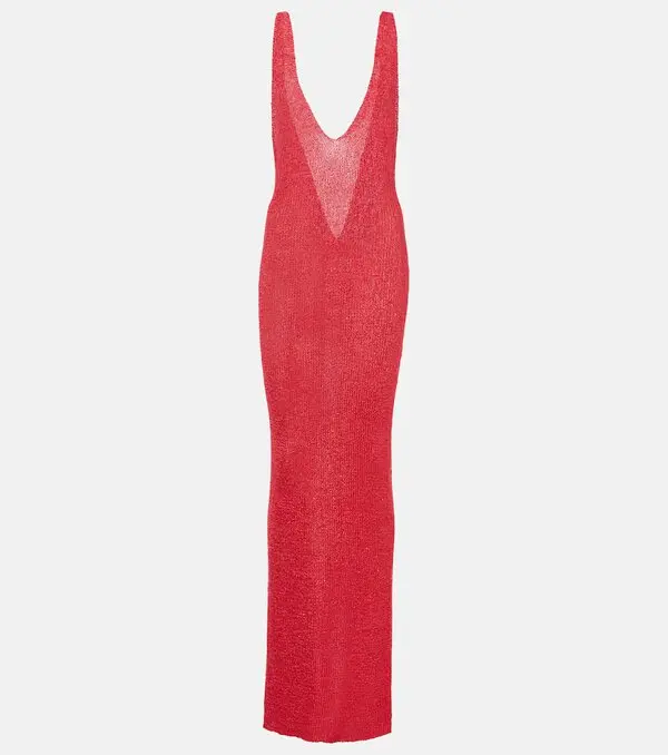 BANANHOT Sunny Maxi Dress - Red