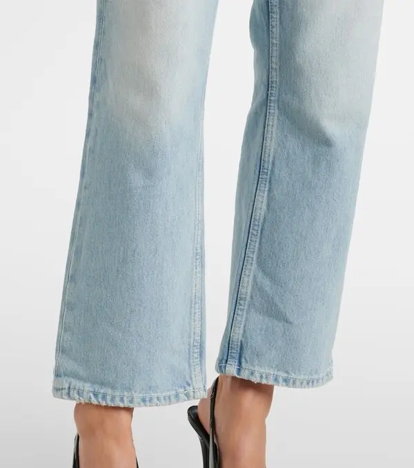 RE/DONE Easy Straight Cropped Jeans