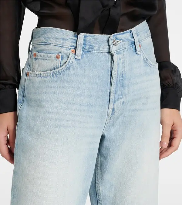 RE/DONE Easy Straight Cropped Jeans