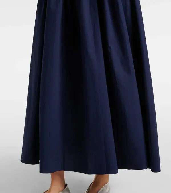 Staud Dena Cotton Midi Dress
