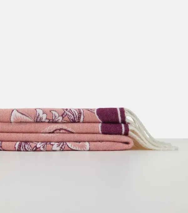 Etro Floral Wool Throw