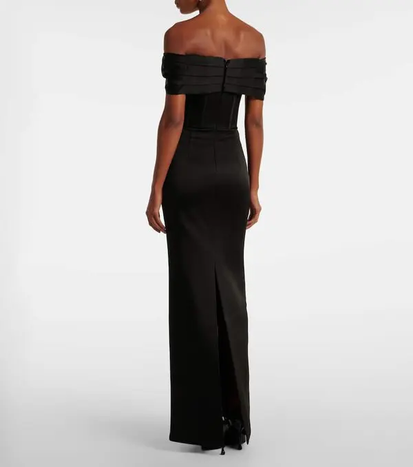 Rebecca Vallance Lia Bustier Gown - Black