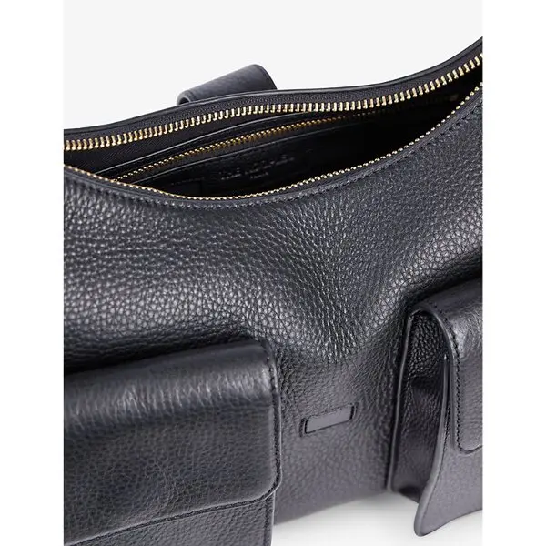 The Kooples Amelia Leather Shoulder Bag - Black