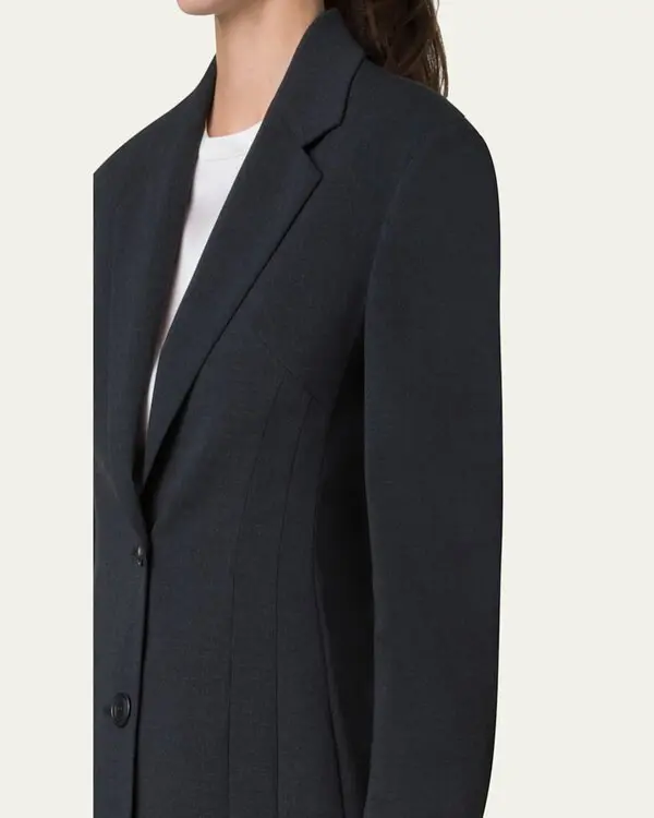 Akris Walker Wool Stretch Jacket