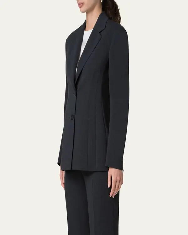 Akris Walker Wool Stretch Jacket