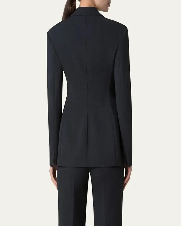 Akris Walker Wool Stretch Jacket
