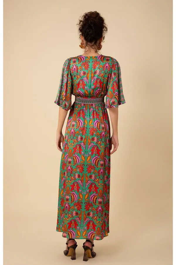 Hale Bob Felicity Maxi Dress - Green