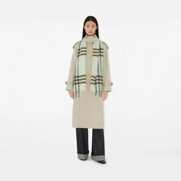 Burberry Check Cashmere Scarf