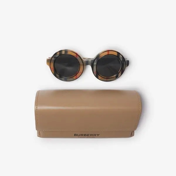 Burberry Round Sunglasses - Archive Beige