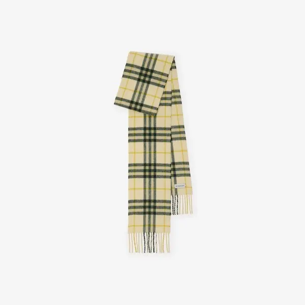 Burberry Narrow Check Cashmere Scarf