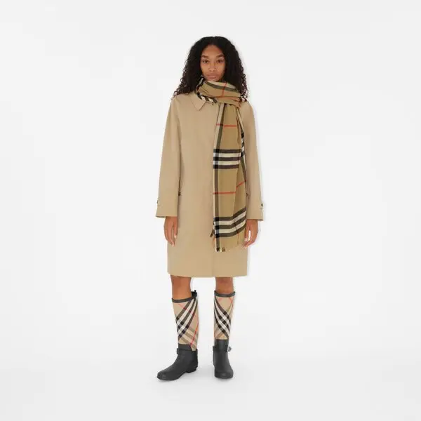 Burberry Check Wool Scarf