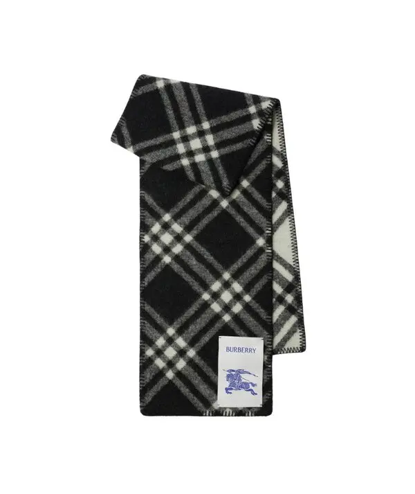 Burberry - Check Wool Scarf