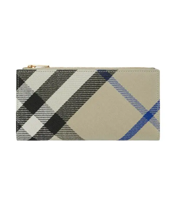 Burberry - Large Check Bifold Wallet