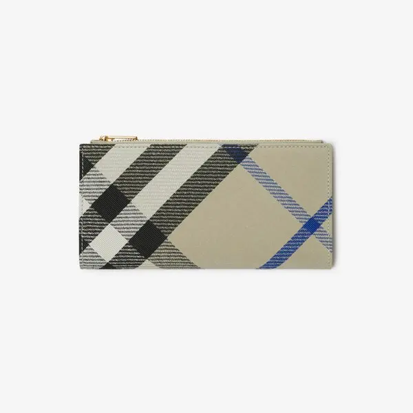 Burberry - Large Check Bifold Wallet