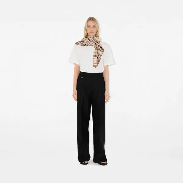 Burberry Check Silk Scarf