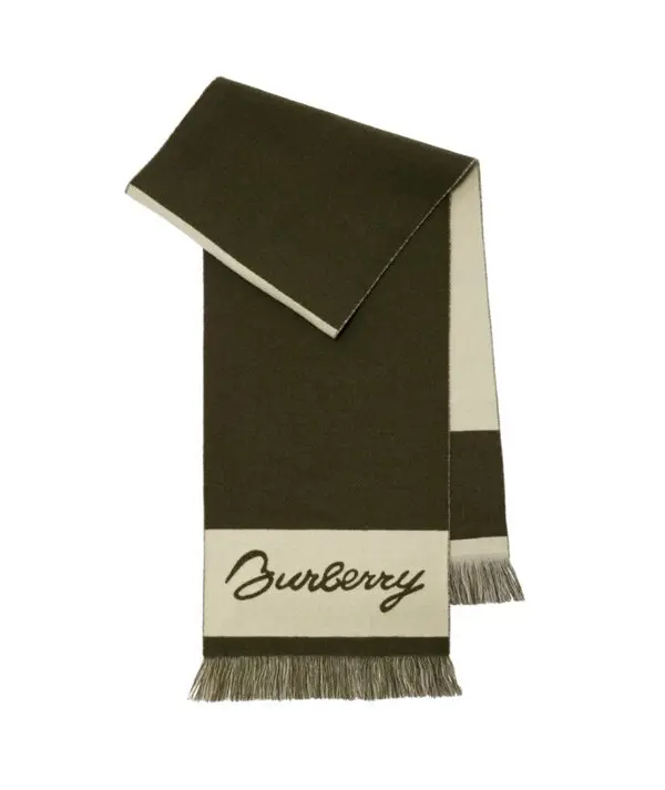 Burberry - EKD Logo Wool Scarf