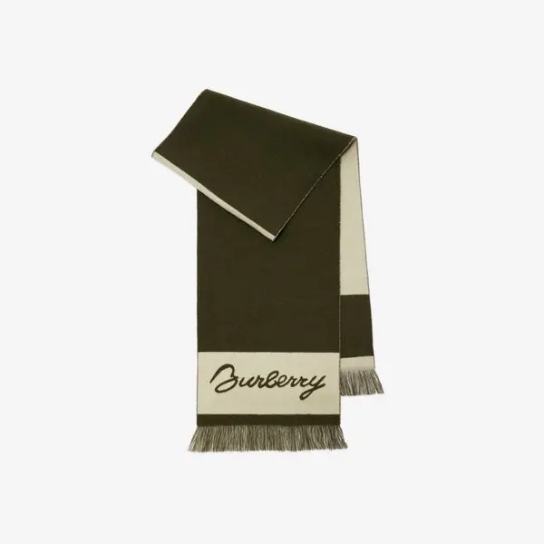 Burberry - EKD Logo Wool Scarf