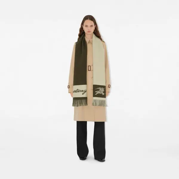 Burberry - EKD Logo Wool Scarf