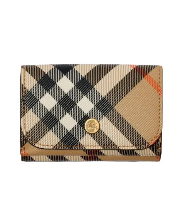 Burberry - Check Compact Wallet