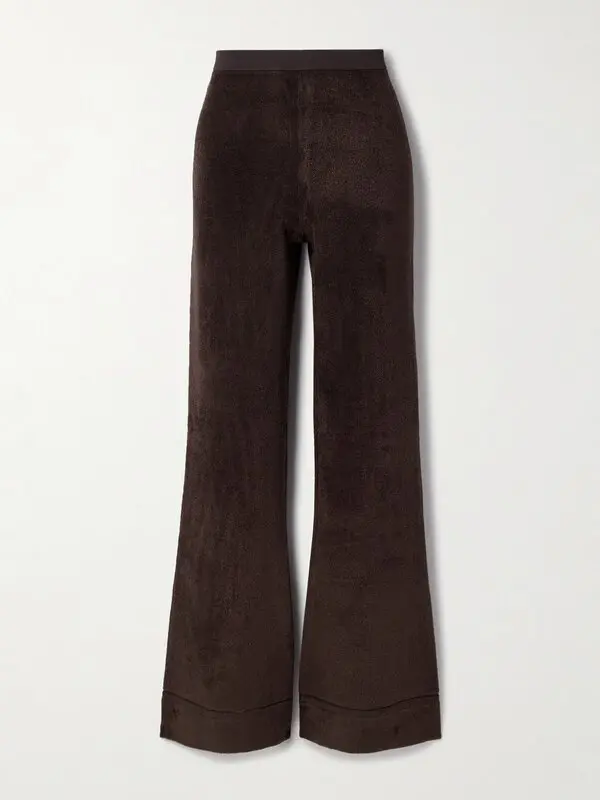 Proenza Schouler White Label Evie Chenille Flared Trousers