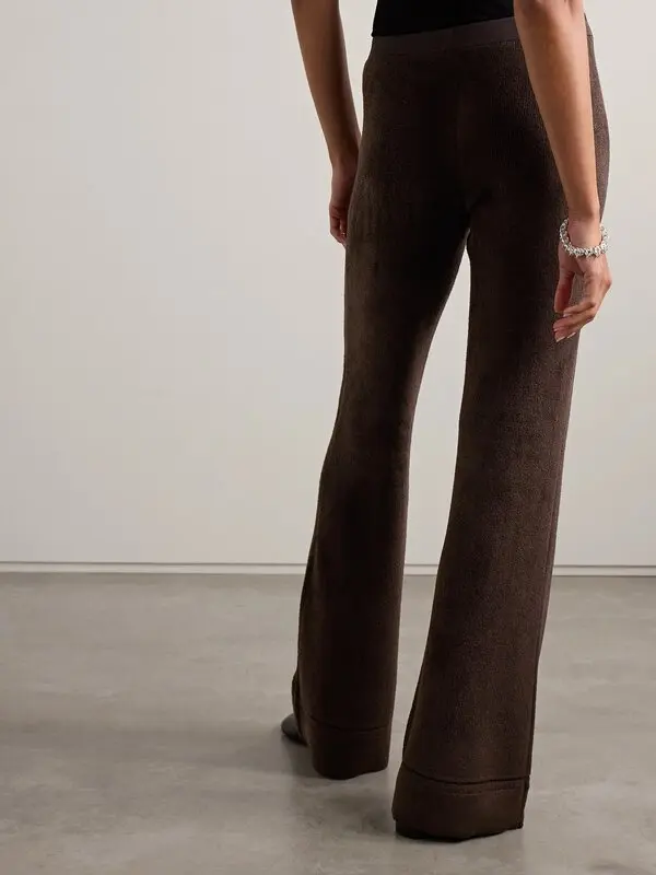 Proenza Schouler White Label Evie Chenille Flared Trousers