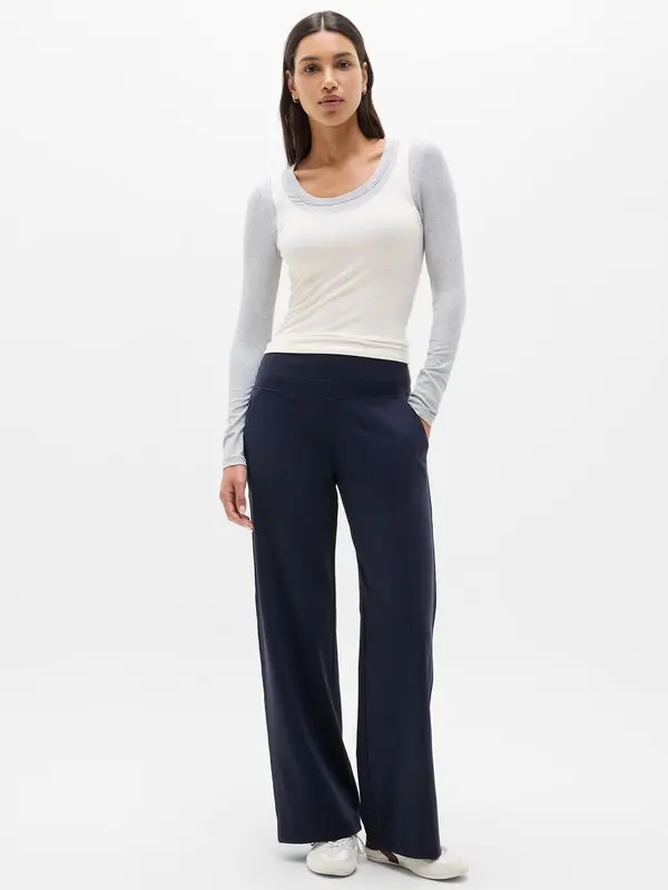 Athleta Venice High-rise Wide Leg Pants - Navy
