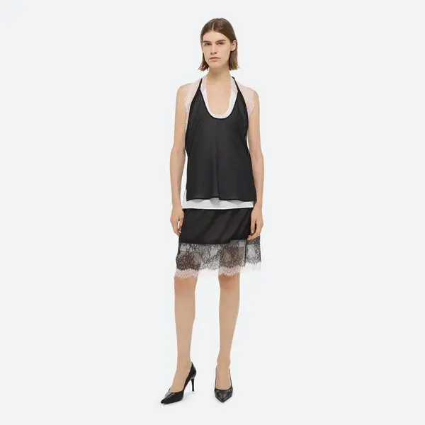 Helmut Lang Lace Slip Skirt