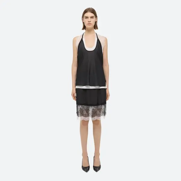 Helmut Lang Lace Slip Skirt