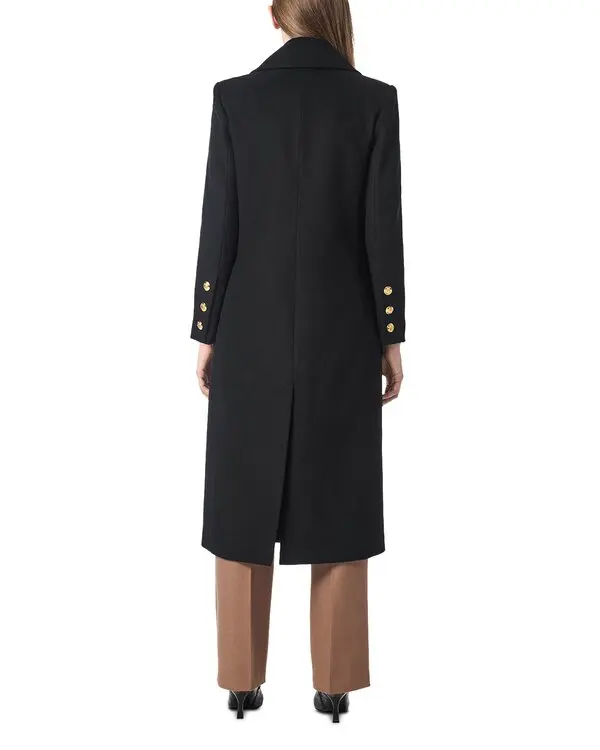Bernardo Classic Tailored Wool Melton Coat