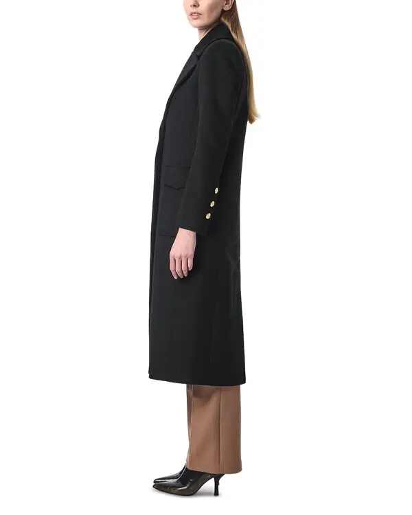 Bernardo Classic Tailored Wool Melton Coat